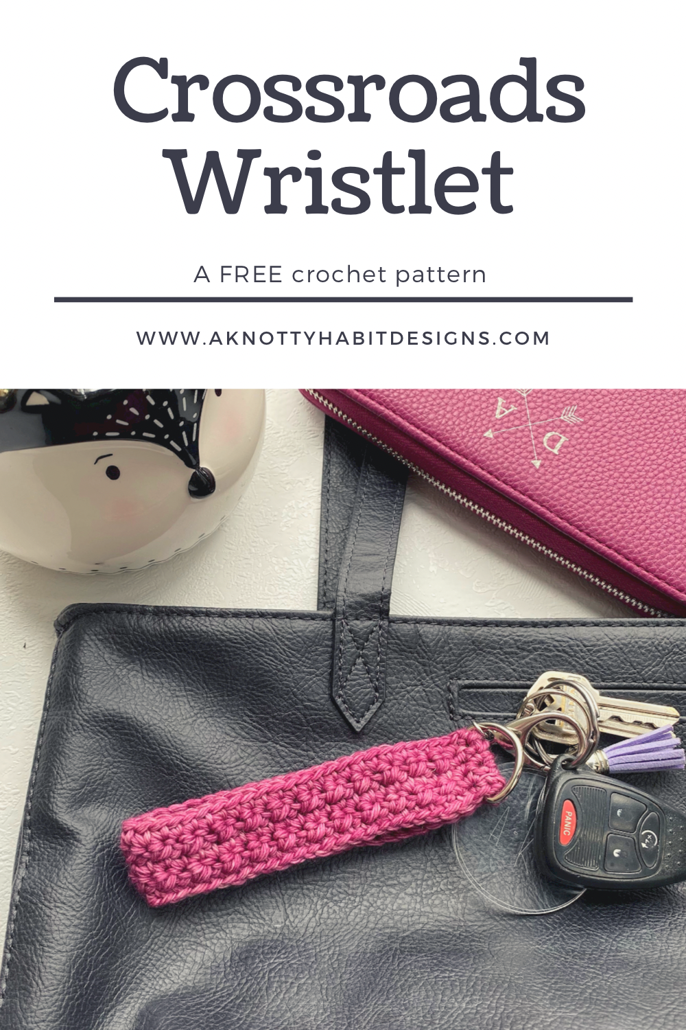 Crossroads Wristlet Strap - A Knotty Habit Designs