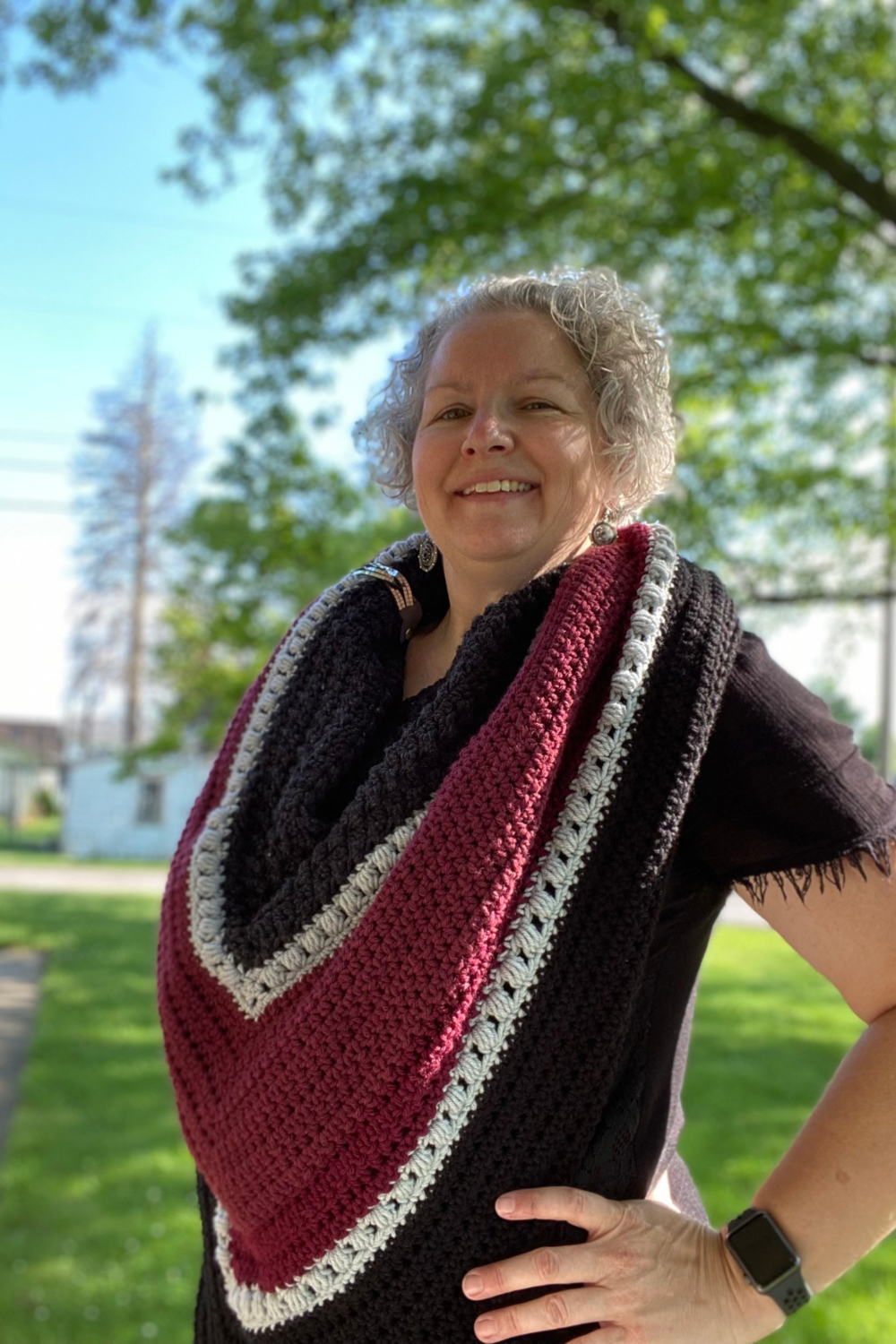 Overcomer Shawl: Week 4 - A Knotty Habit Designs